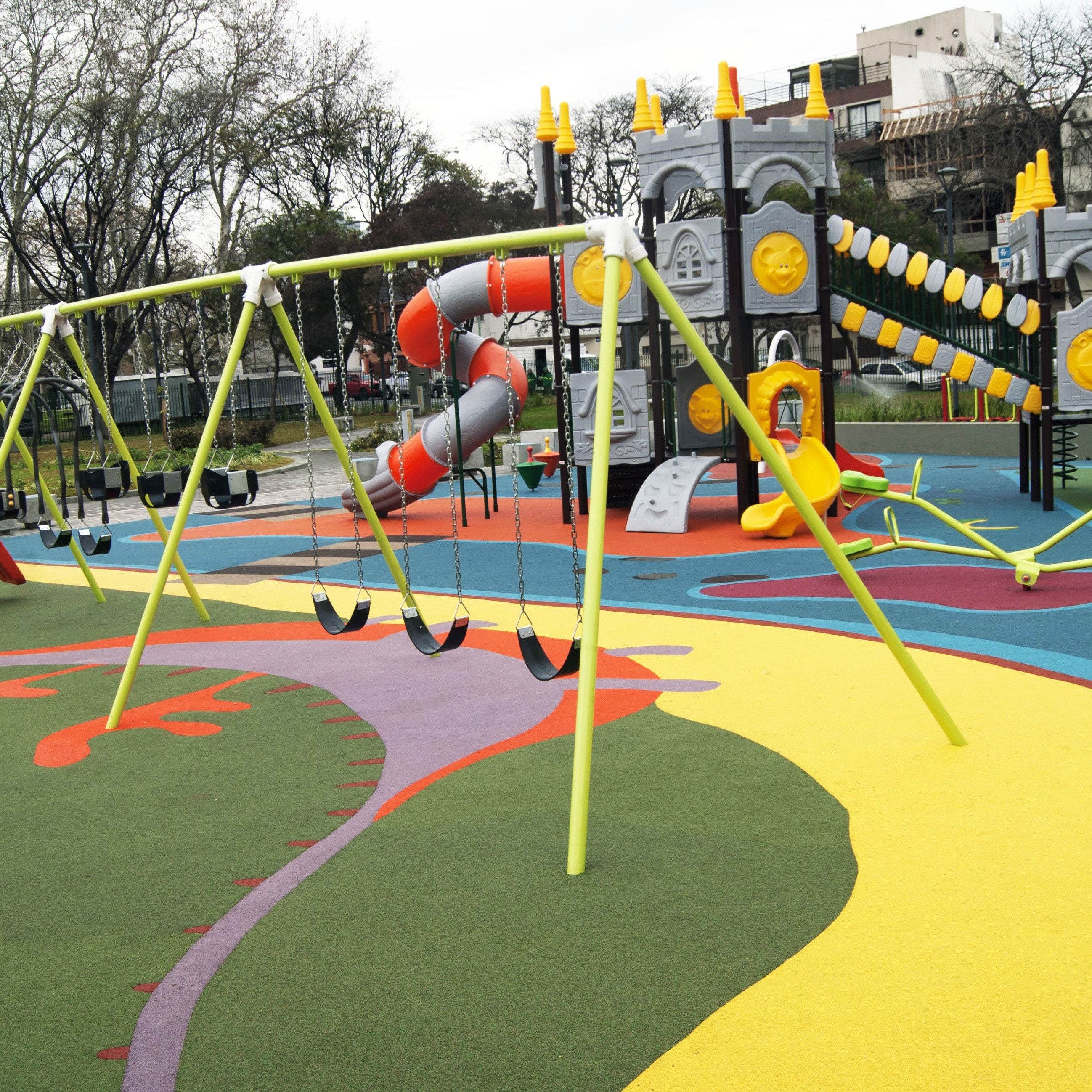 Piso Caucho En Situ EPDM 2 Cm - Play Plaza